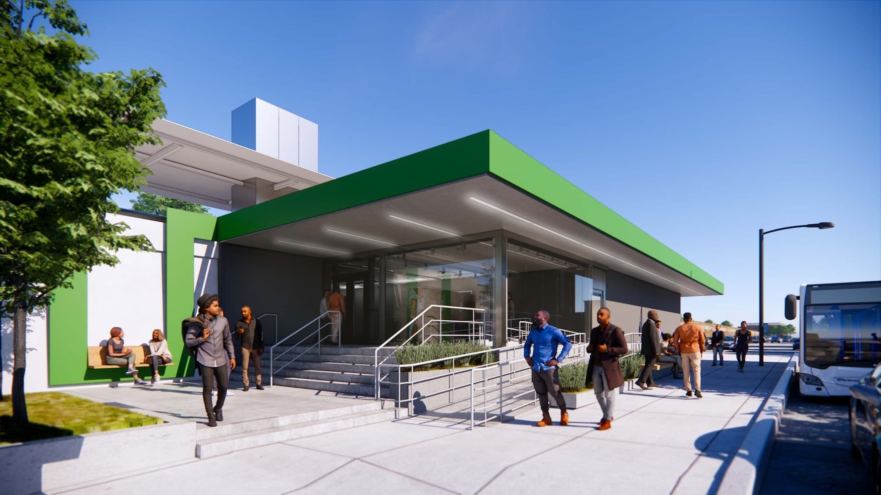 Austin Green Line station - All projects - CTA