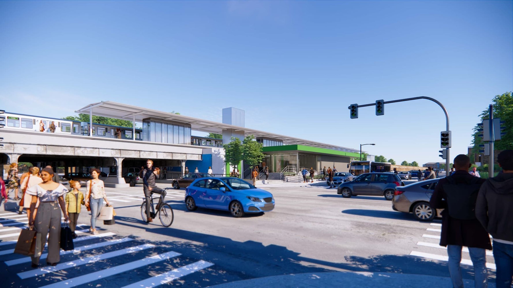 Austin Green Line station - All projects - CTA