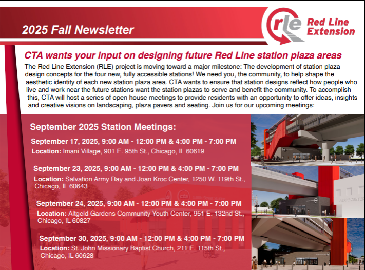 CTA Red Line Extension Project - CTA