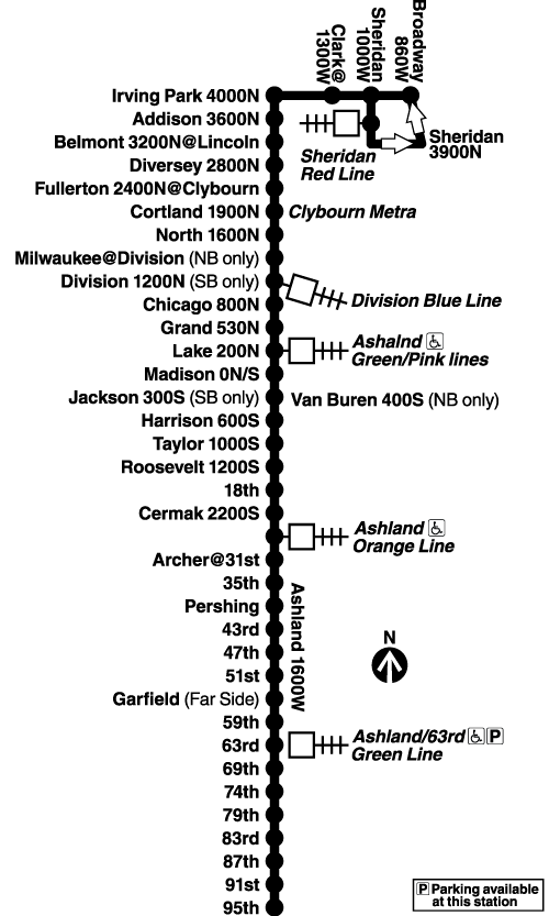 X9 Ashland Express (Bus Route Info) - CTA