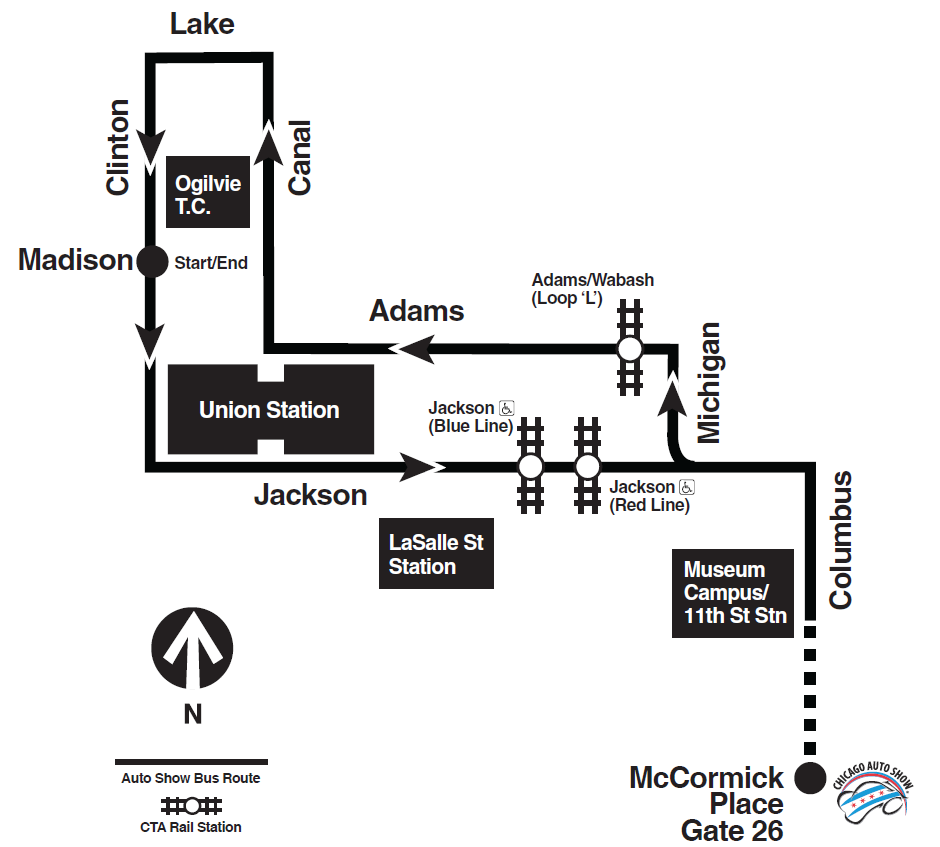 Auto Show Bus (Bus Route Info) - CTA