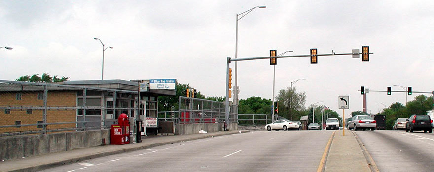 Harlem (Blue Line Station-Forest Park branch) Station Information - CTA